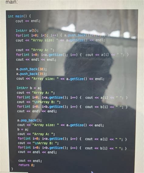 solved 2 implement a class intarr using dynamic memory a