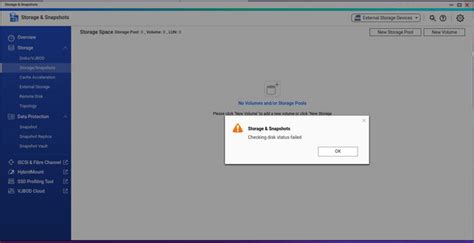 Storage Pool Creation Failed Rqnap