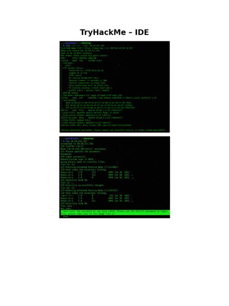 Tryhackme Ide Pdf