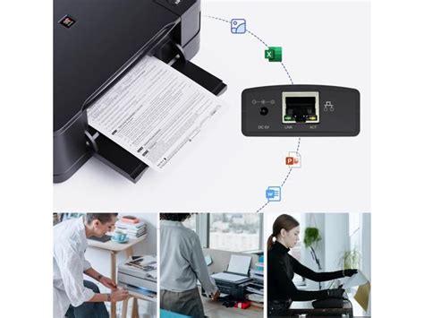 Wavlink Usb2 0 Network Print Server Lan Print Share Server For Usb Printers Lpr Print Protocol