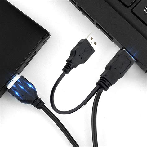 USB External Portable Hard Drive Cable High Speed Data Transfer M Length Power