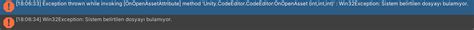 Win32exception The System Cannot Find The File Specified Unity Engine
