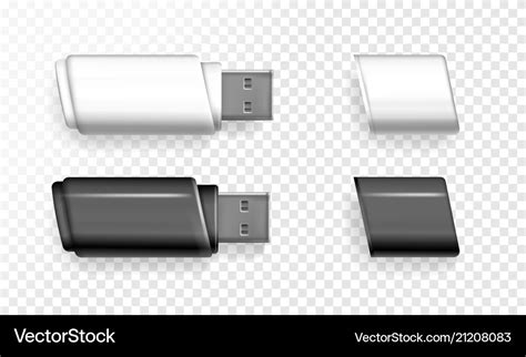 Usb Flash Drive Royalty Free Vector Image VectorStock