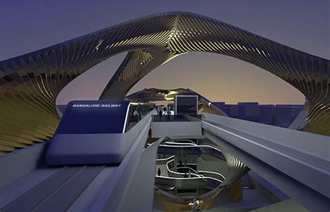 Bangalore Railway Combines Architectural Form Finding With Structural Analysis Evolo