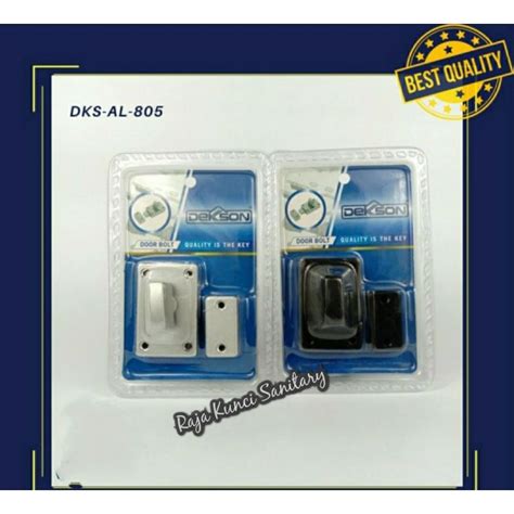 Jual Grendel Putar Slot Pintu Dekkson Db Al 805 Blacksilver Shopee Indonesia