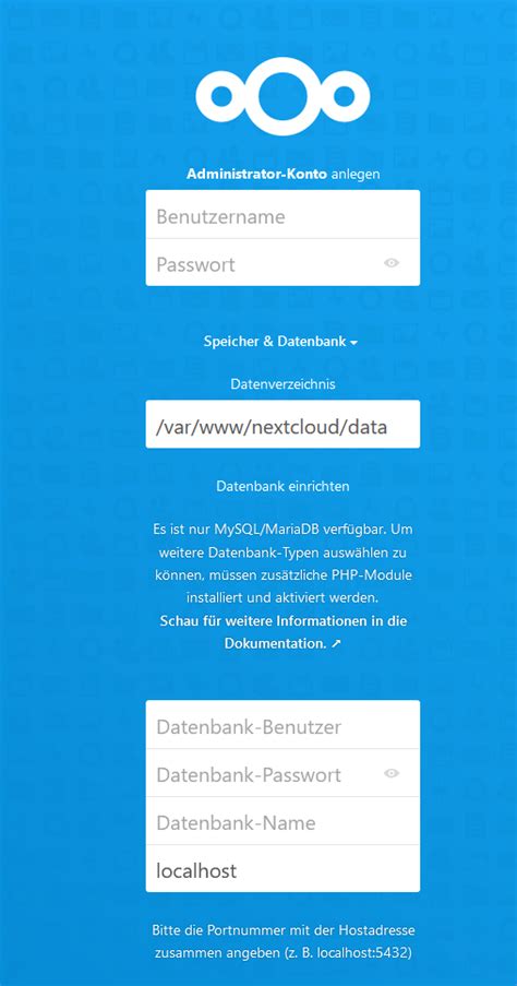 No Connection After New Installation ℹ️ Support Nextcloud Community