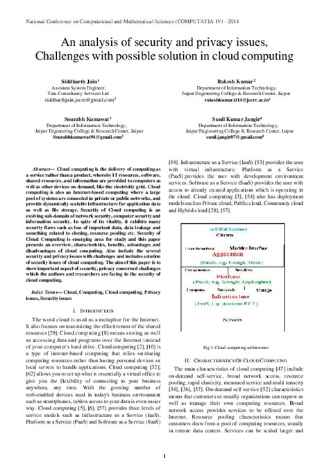 Pdf An Analysis Of Security And Privacy Issues Challenges With