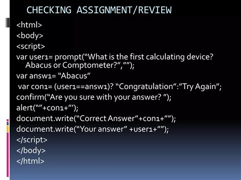 Javascript Comparison And Logical Operators 2 Pptx