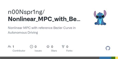 GitHub N Nspr Ng Nonlinear MPC With Bezier Curve Nonlinear MPC With Reference Bezier Curve