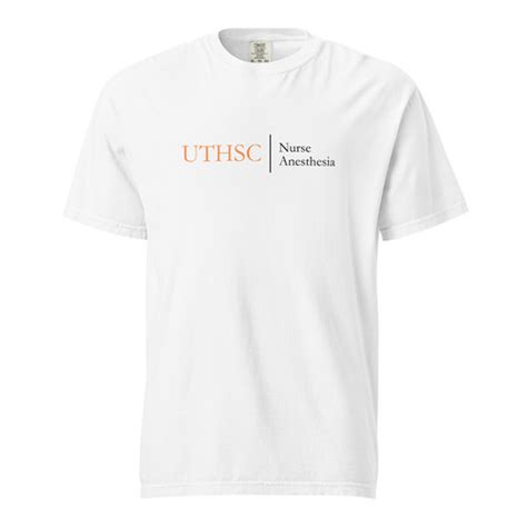 Uthsc Anesthesia Light Colors Comfort Color Tee Msnaf