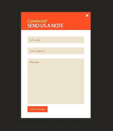 Freebie Contact Form Popup