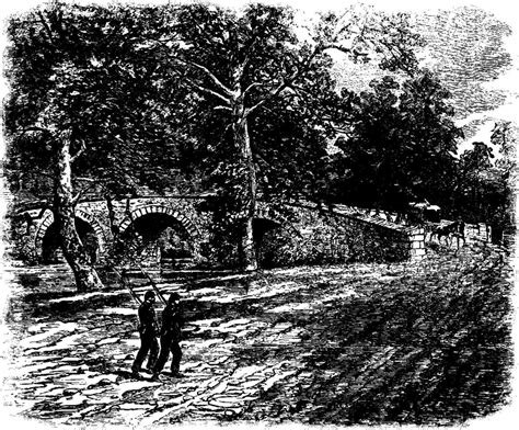 Burnside Bridge Vintage Illustration 35473301 Vector Art At Vecteezy