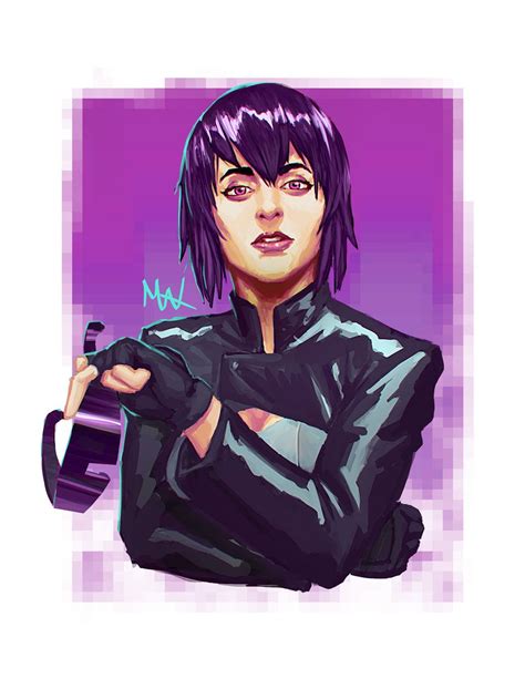 Motoko Max Barrow Ghost In The Shell Motoko Kusanagi Fan Art