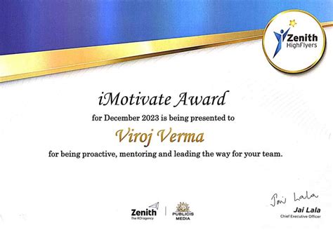 Viroj Verma On Linkedin Professionalrecognition 2023year