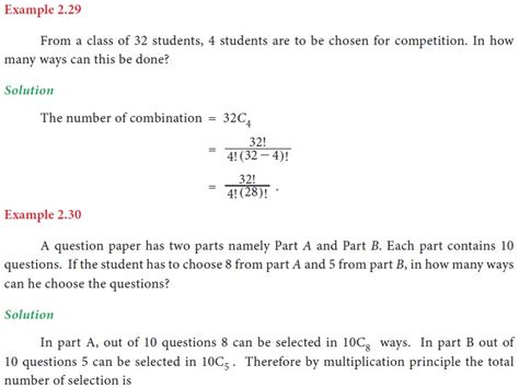 Combinations Definition Formula Solved Example Problems Exercise