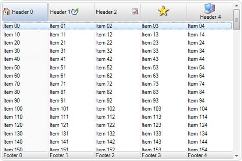 Add Image To Column Header In Listview Net Align Header Image On Right