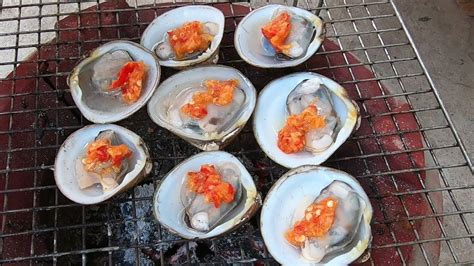 Cooking Grill Shellfish At Home Youtube