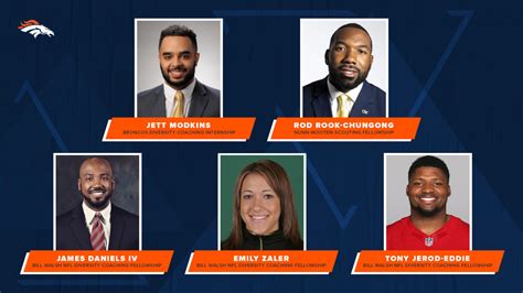 Broncos Announce 2020 Diversity Coaching And Scouting Program Participants