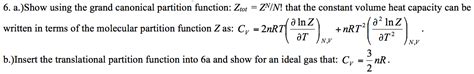 solved show using the grand canonical partition function