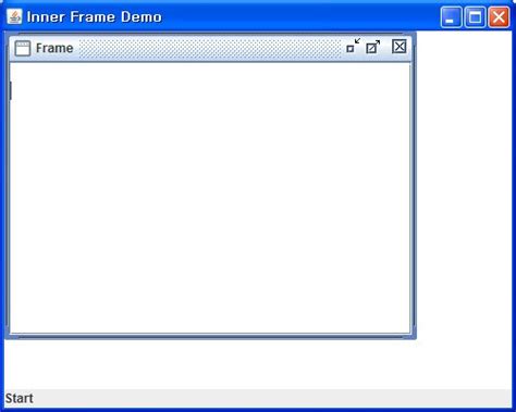 JAVA JInternalFrame Demo