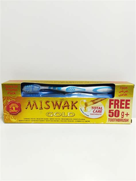 DENTIFRICE MISWAK GOLD + TOOTHBRUSH – CIMAMARKET