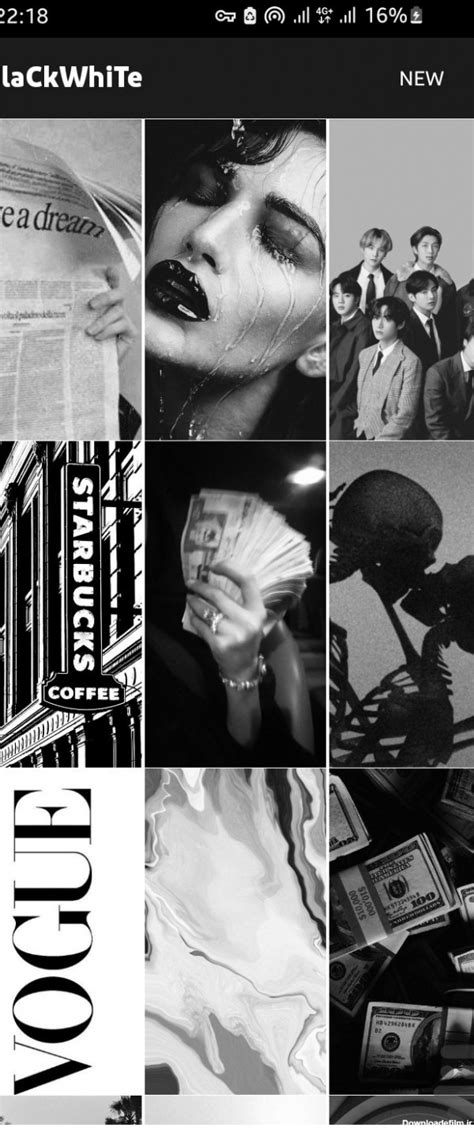 عکس پس زمینه دخترانه سفید مشکی