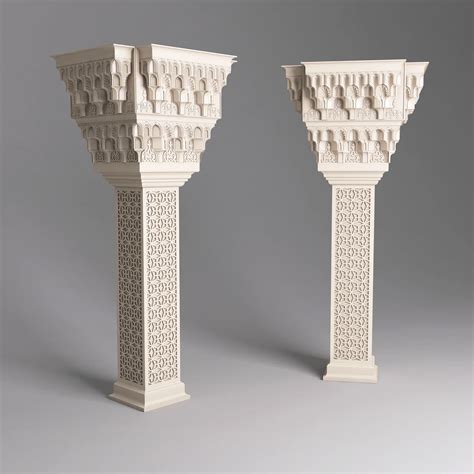Classic Islamic Column 001 Flippednormals