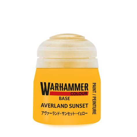 Warhammer Colour Base Averland Sunset 12 Ml Pot Guardian Games Corvallis