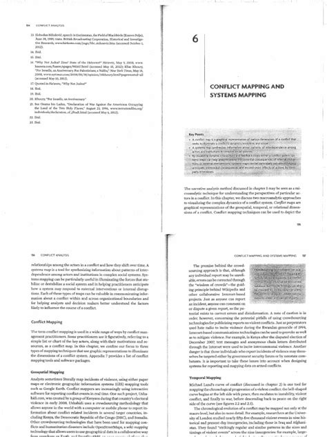 Conflict Mapping Systems Mapping Pdf