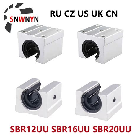 4pcs-SBR12UU-SBR16UU-SB20UU-Linear-Bearing-Sliding-Block-For-Linear ...