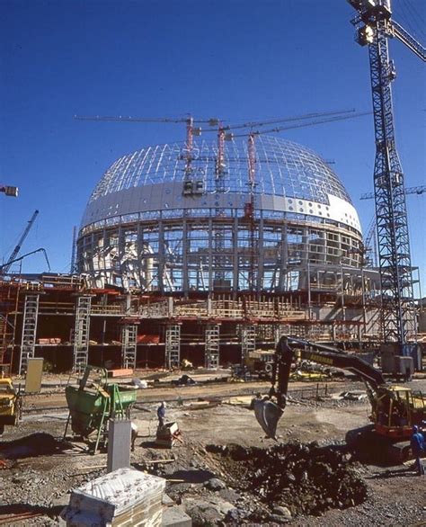 Construction Of The Ericson Globe Stockholm 1987 R Oldschoolcool