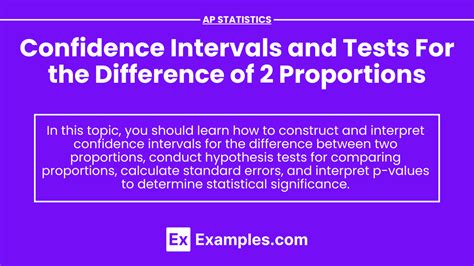 Unit 6 5 Confidence Intervals And Tests For The Difference Of 2 Proportions Notes And Practice