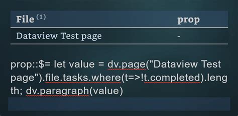 How To Use Dataview To Display A Table List Of Projects Indicating The Number Of Unfinished