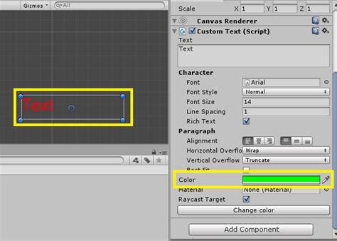 Why UnityEngine UI Text Color Is Not Changed Right Away In The Editor Questions Answers