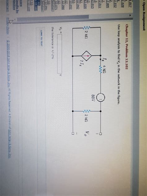 solved open assignment 1012 chapter 12 problem 12 102 use