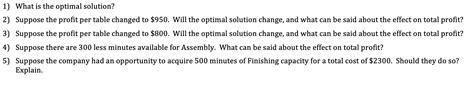 solved reference the following sensitivity report to answer