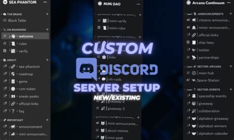 setup custom discord server at instant by actasil fiverr