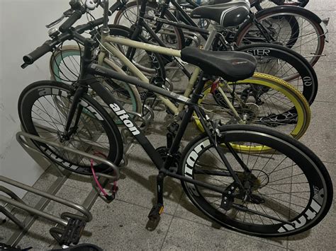 알톤 자전거 블랙화이트 이쁜 모델 당근 중고거래