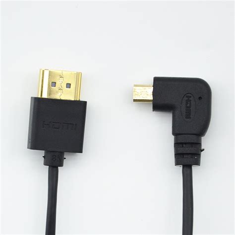 China Hdmi To Right Angle Micro Hdmi Cable A Manufacturer And Supplier Jingda