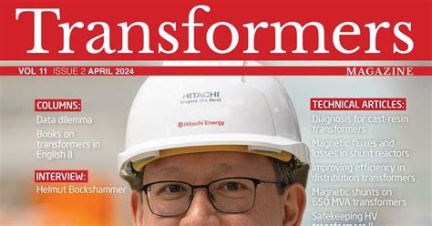 Editorial Message Transformers Magazine