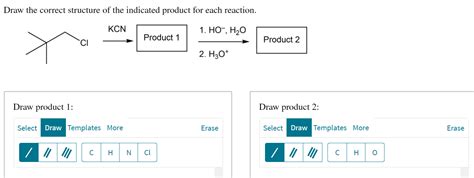 Solved Draw The Correct Structure Of The Indicated Product