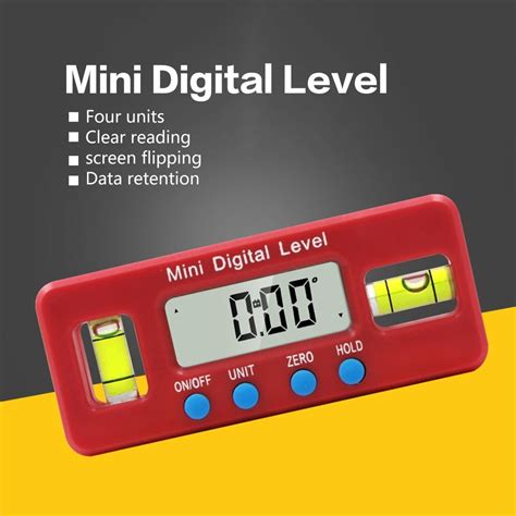 Level Ruler Digital Protractor Digital Inclinomete Grandado