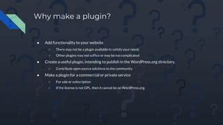 Plugin Development For Beginners PPT