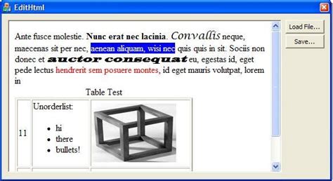 Use Chtmleditctrl To Create A Simple Html Editor Experts Exchange