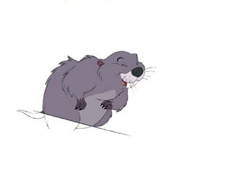Walt Disney Winnie The Pooh Bear Animation Cel Gopher 38532433