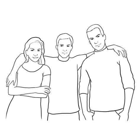 Poses For Groups Group Photography Poses Cute Cartoon Drawings