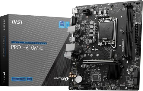 Amazon In Buy Msi Pro B M P Ddr Proseries Motherboard Supports Th Th Gen Intel