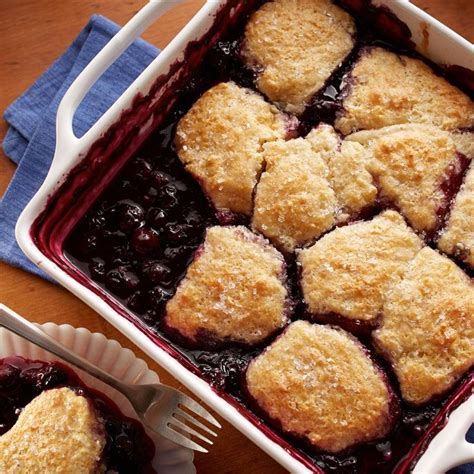 Blueberry Cobbler From Land Olakes Recipe Blueberry Recipes Fruit Recipes Blueberry
