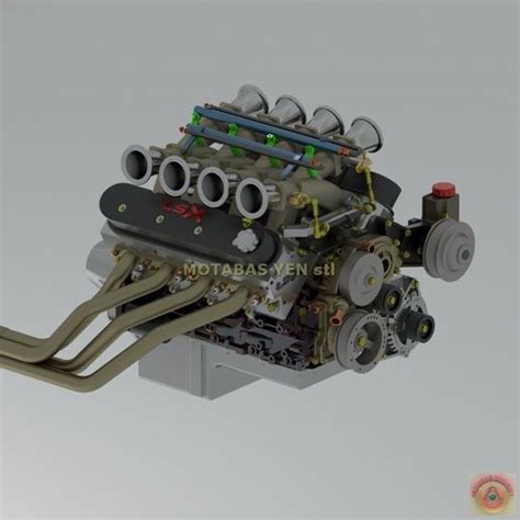 🚙 Chevrolet Lsx 454 Itb Jenvey Engine・ Stl File For 3d Printing・cults