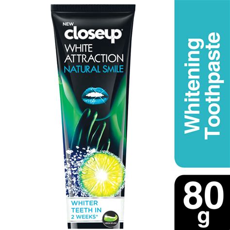 Closeup Toothpaste White Attraction Natural Smile